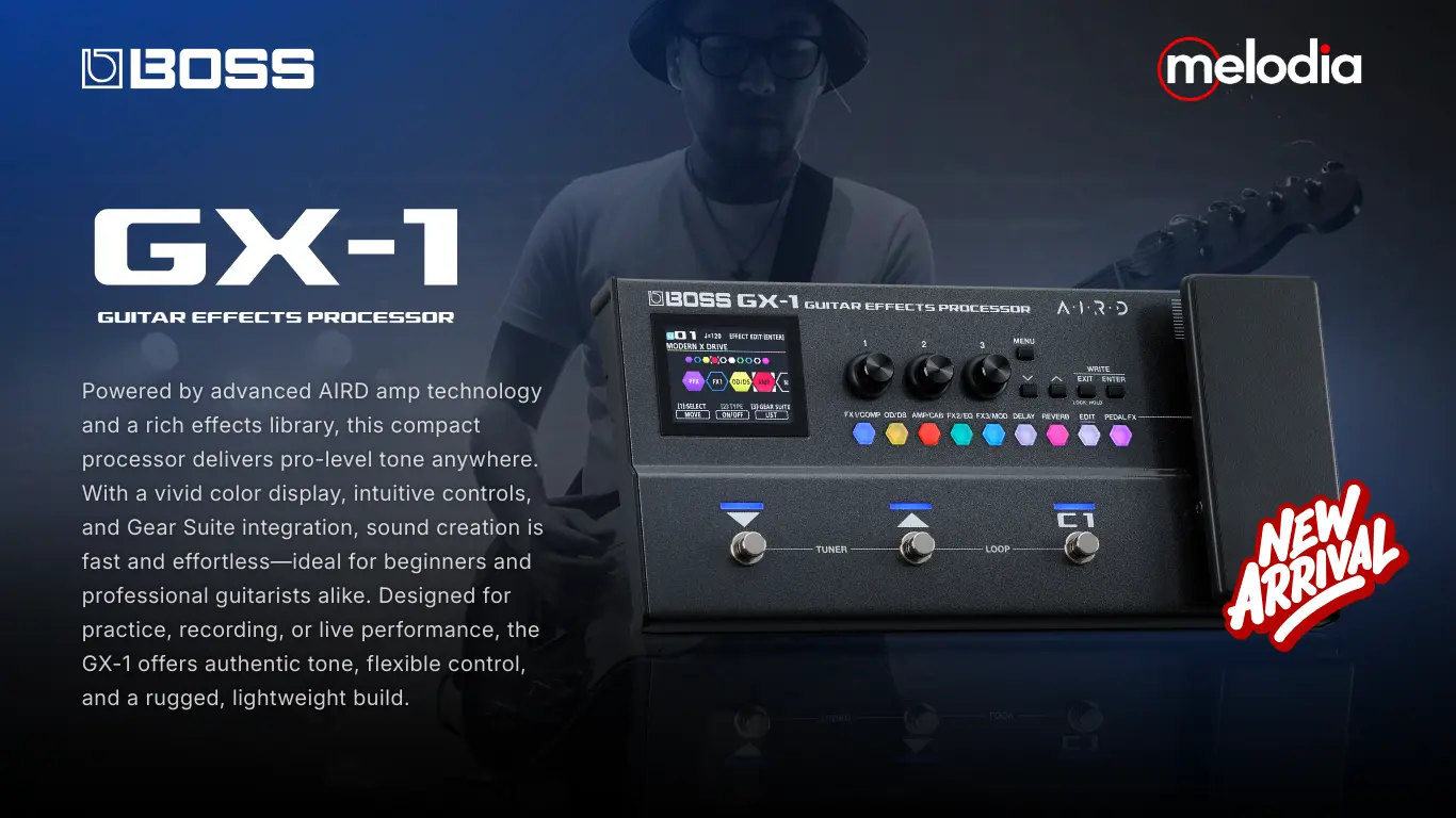 BOSS GX-1 Multi Effect Canggih, Ringkas dan Affordable untuk Latihan ...
