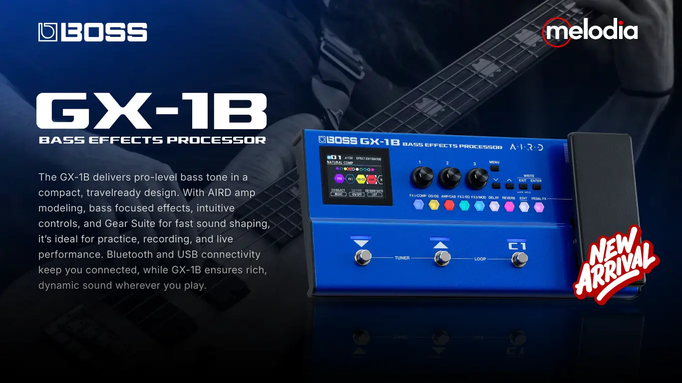 BOSS GX-1B Multi Effect Canggih, Ringkas dan Affordable dengan Sound ...